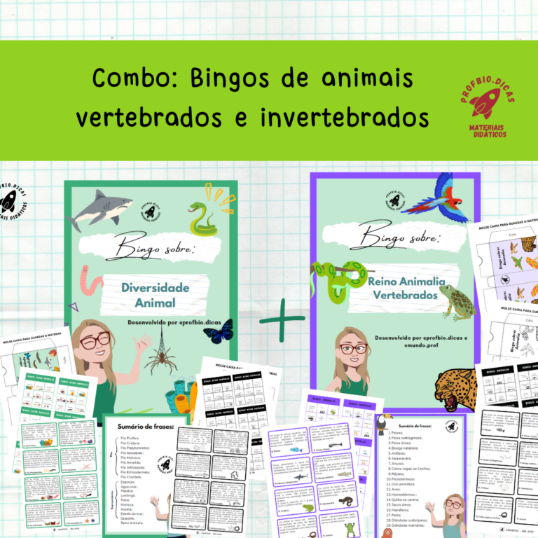 Combo: Bingo sobre: Reino Animalia - Vertebrados + Bingo sobre ...